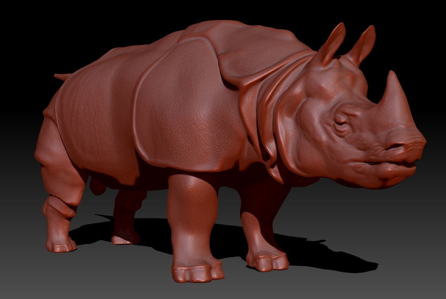 3D model Rhino rhinoceros VR / AR / low-poly | CGTrader