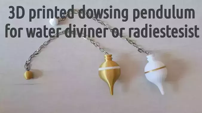 3D printed dowsing pendulum free 3D model 3D printable | CGTrader
