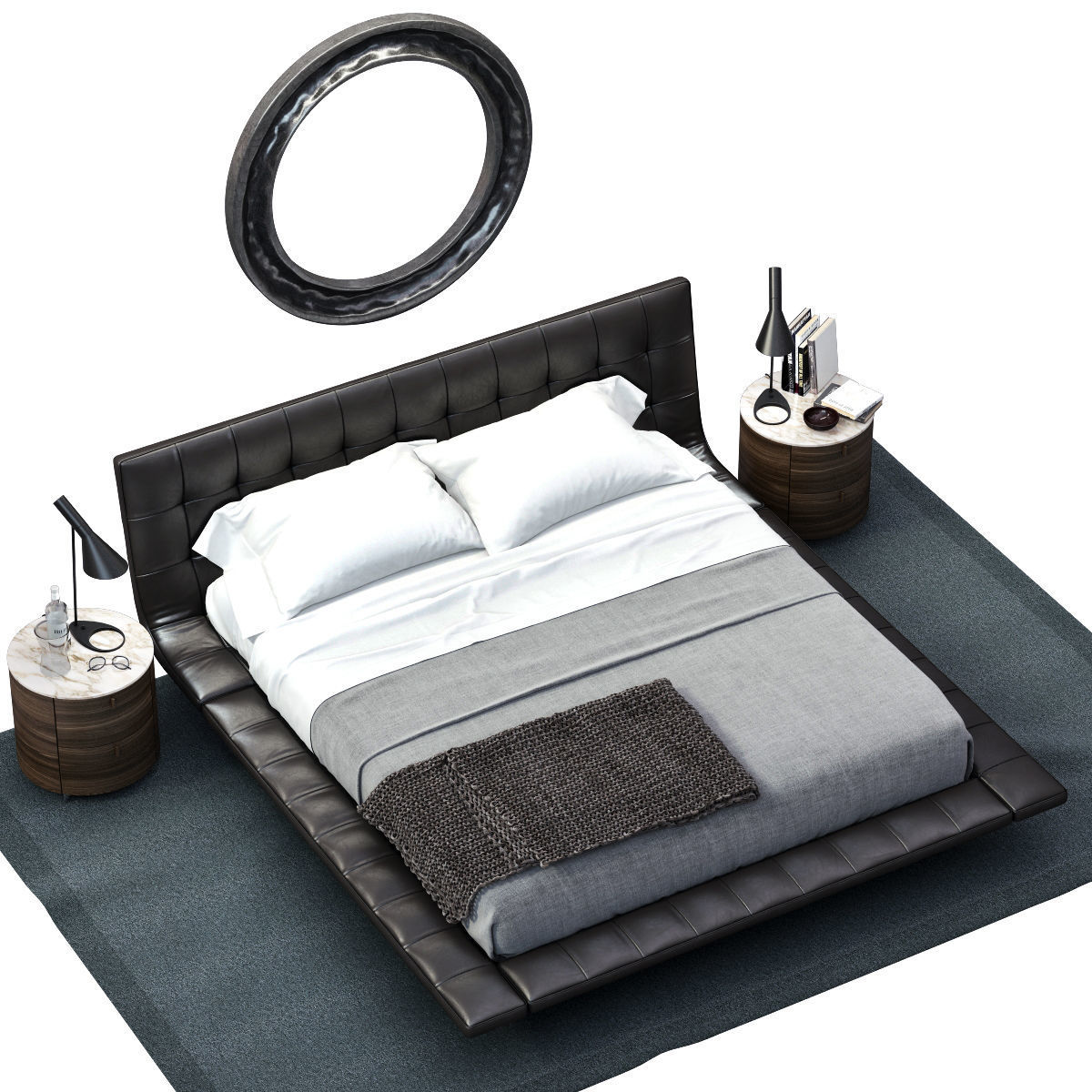 POLIFORM ONDA BED 3D model | CGTrader