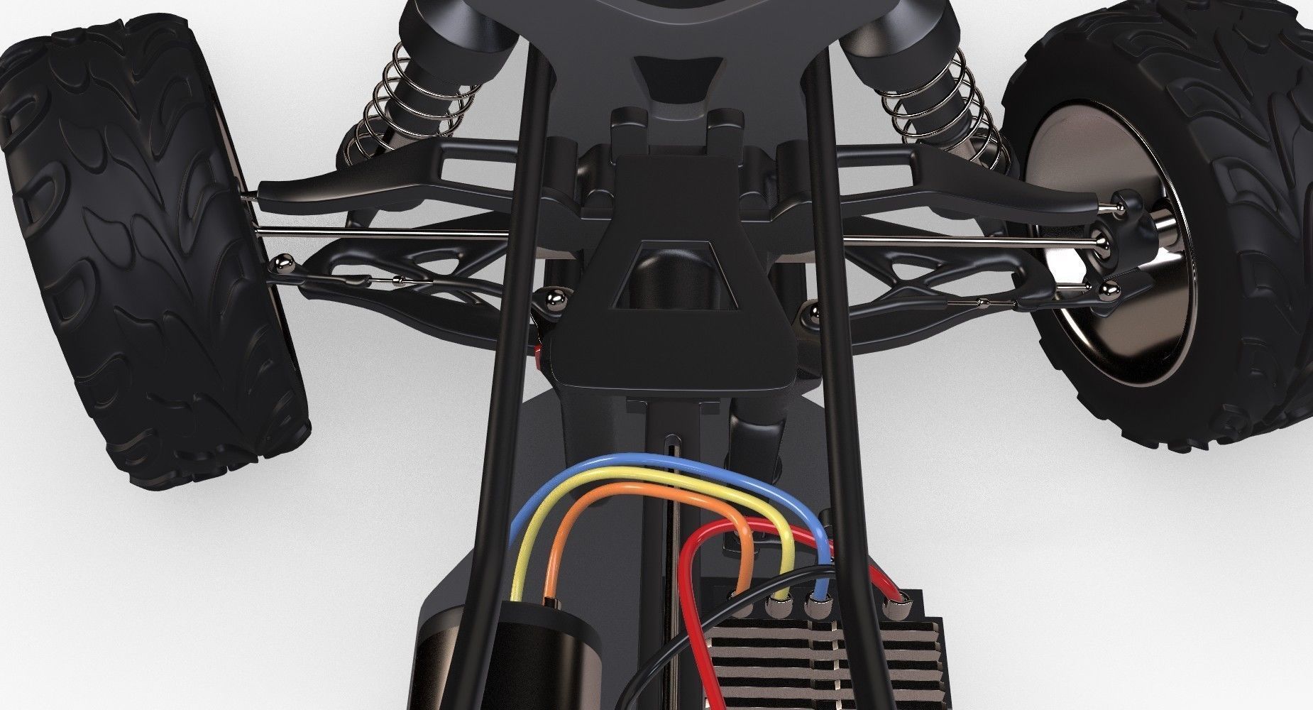 RC Car Rigged 3D model rigged | CGTrader