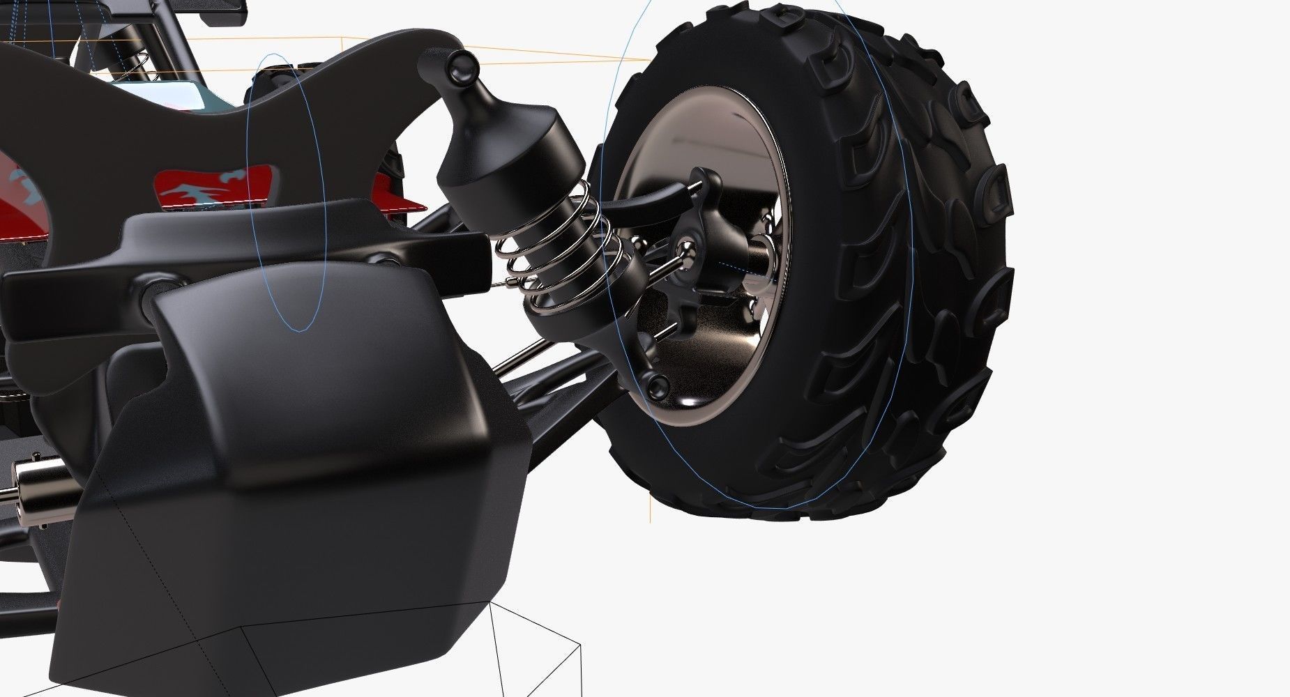 RC Car Rigged 3D model rigged | CGTrader