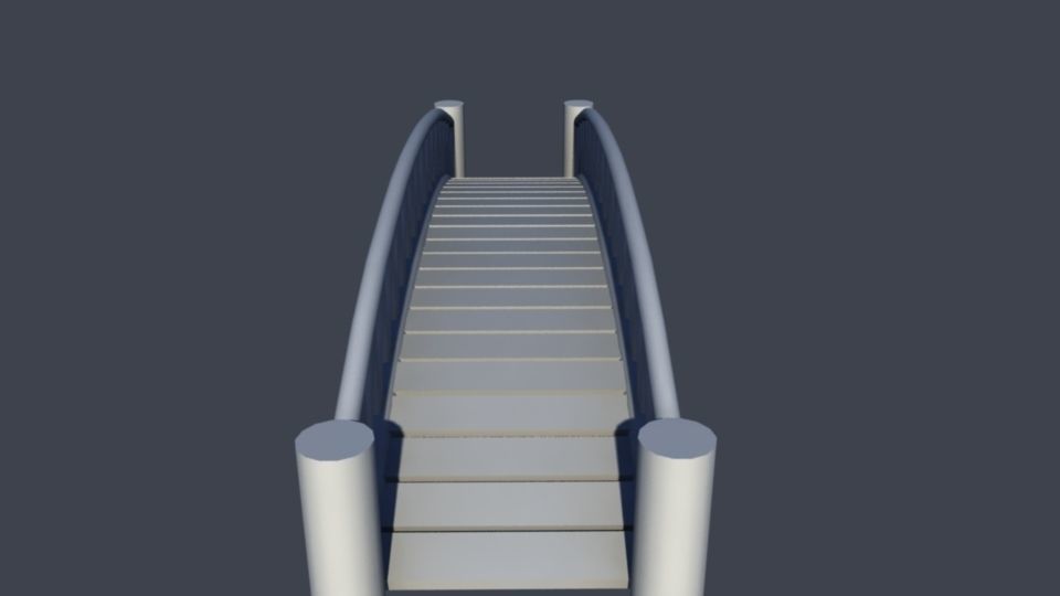 Simple Bridge 3D model | CGTrader