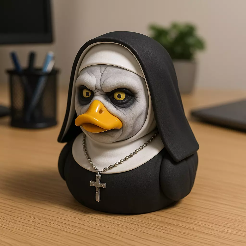Rubber Duck - The Devil Valak statue - 3d print 3D model 3D printable ...