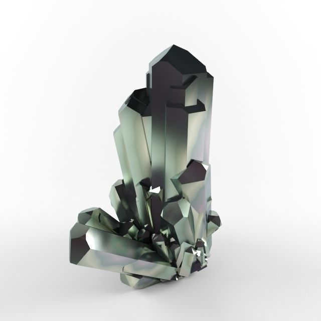 3D Crystal Emerald Gem Model Quartz 3D model | CGTrader