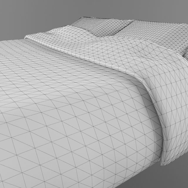 3D Bed Free Obj Model free 3D model | CGTrader