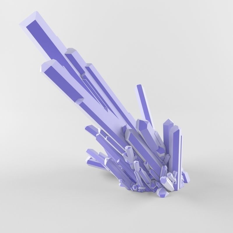 Crystal Emerald Quartz 3D Model Gem 3D model | CGTrader