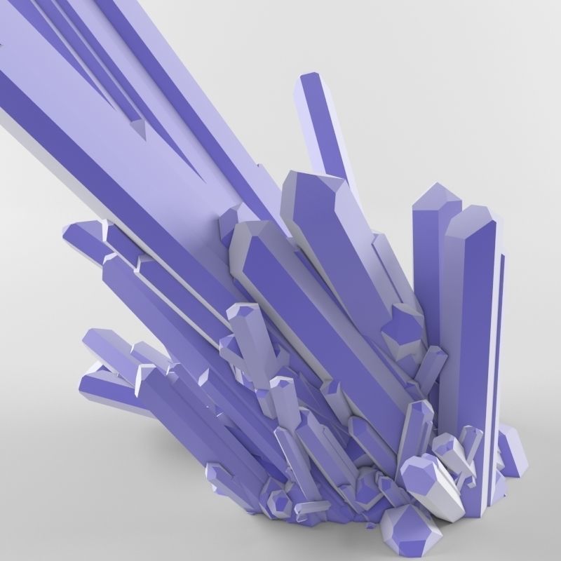 Crystal Emerald Quartz 3D Model Gem 3D model | CGTrader