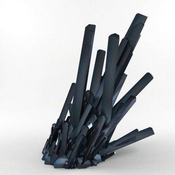 Crystal Emerald Quartz 3D Model Gem Pack 20 Pieces 3D model | CGTrader