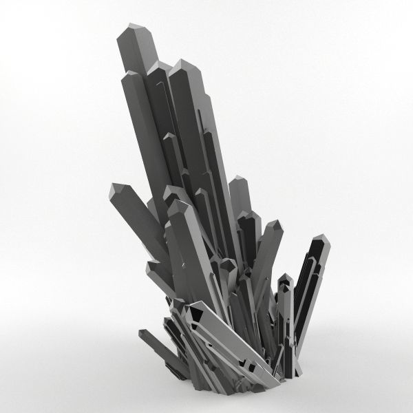 Crystal Emerald Quartz 3D Model Gem Pack 20 Pieces 3D model | CGTrader