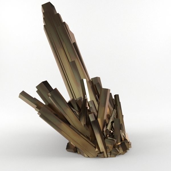 Crystal Emerald Quartz 3D Model Gem Pack 20 Pieces 3D model | CGTrader