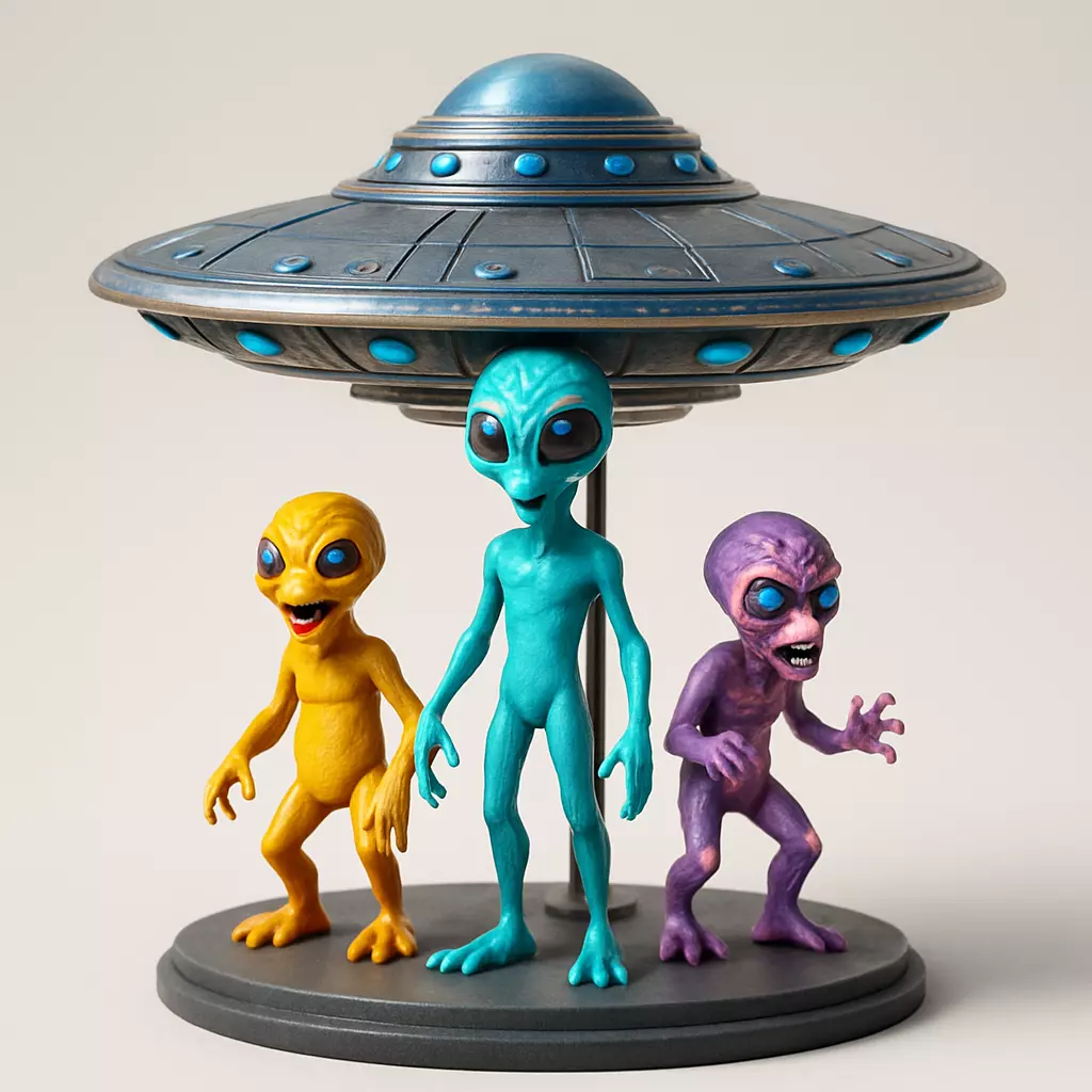 UFO-Bros 3D model 3D printable | CGTrader