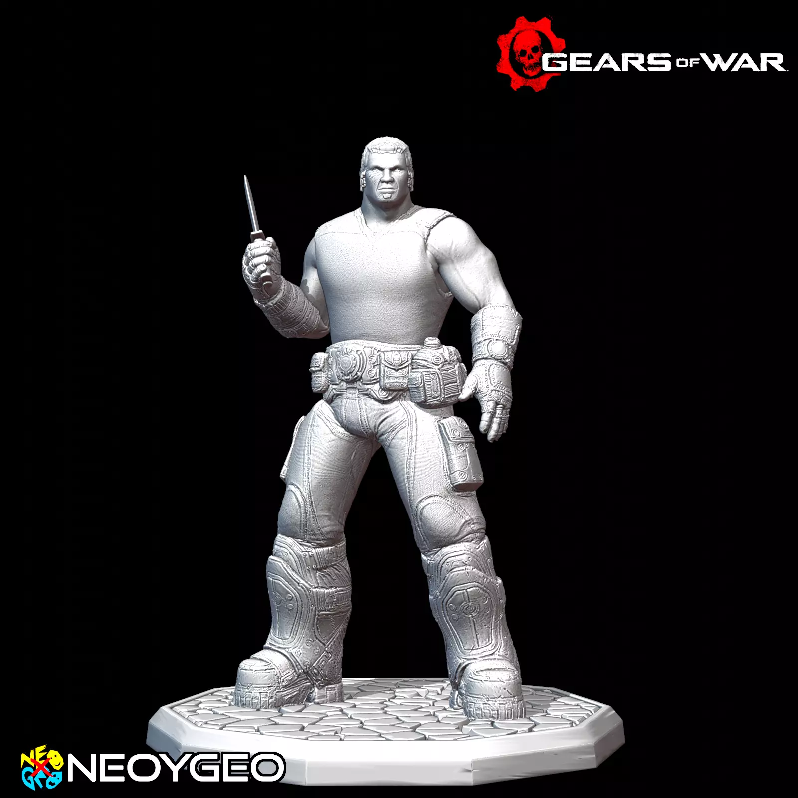 MARCUS UNARMORED - GEARS OF WAR free 3D model 3D printable | CGTrader
