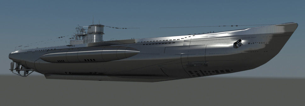 Type VII- U-Boat 3D model | CGTrader
