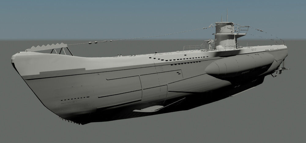 Type VII- U-Boat 3D model | CGTrader