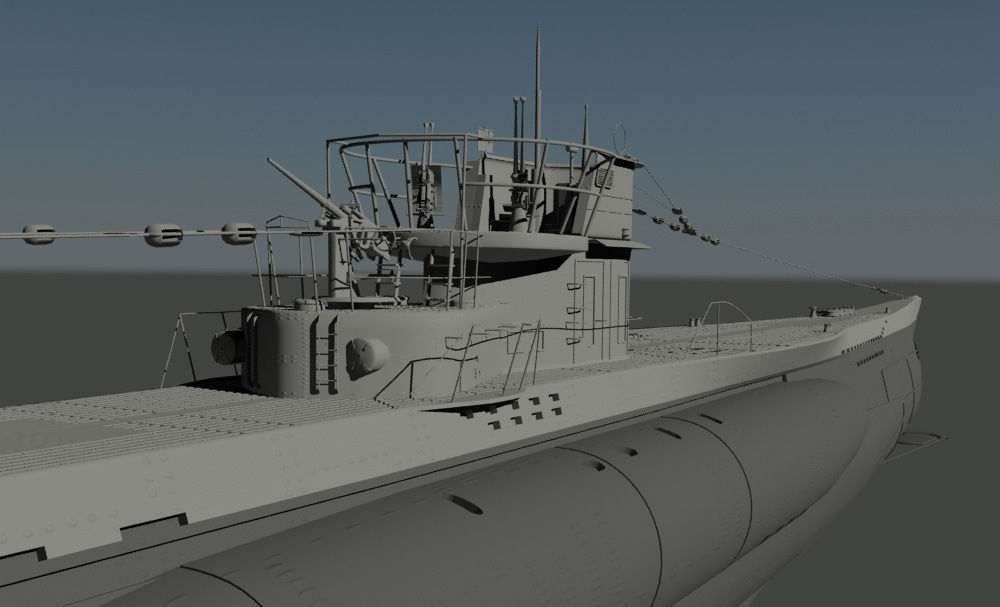 Type VII-C - Uboat 3D model | CGTrader