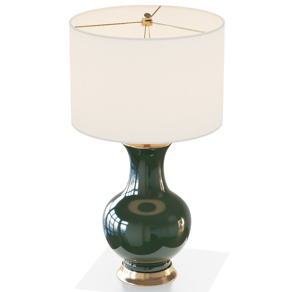 LILOU TABLE LAMP GREEN 3D model | CGTrader