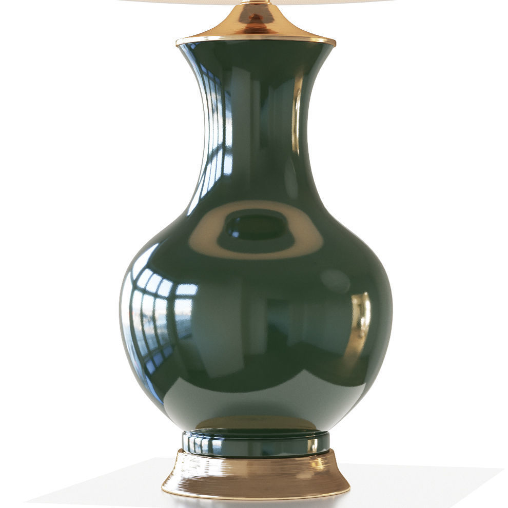 LILOU TABLE LAMP GREEN 3D model | CGTrader
