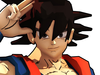 Goku Low poly base form v1 free VR / AR / low-poly 3D model rigged ...