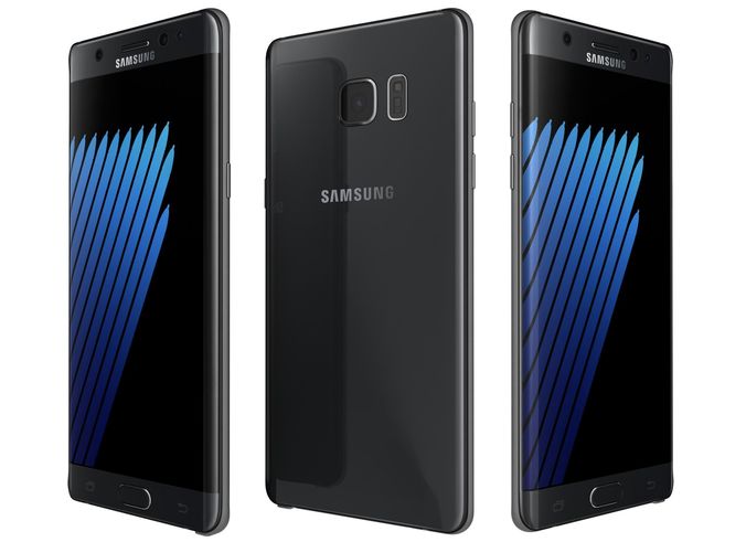 Samsung Galaxy Note 7 Black 3D model | CGTrader