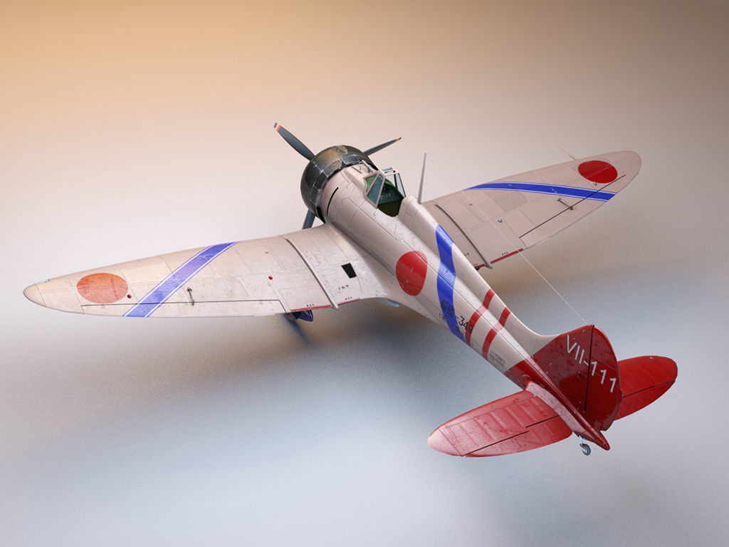 Mitsubishi A5M4 Claude Japan 1937 3D model | CGTrader