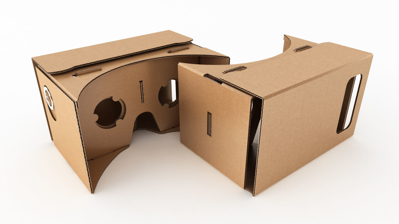 Google cardboard virtual reality headset 3D model | CGTrader