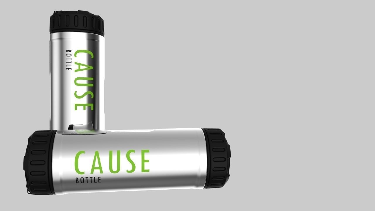 Capsule Cause Bottle free 3D model animated | CGTrader