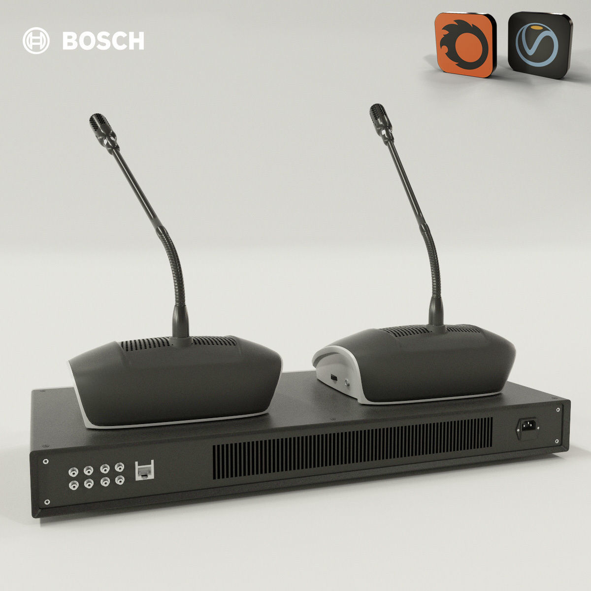 Bosch CCS 1000 Digital Discussion System 3D model | CGTrader