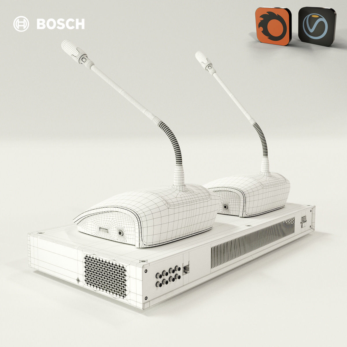 Bosch CCS 1000 Digital Discussion System 3D model | CGTrader