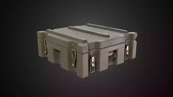 3D model Game-Ready 3D Storage Case - Military - Army - Prop VR / AR ...