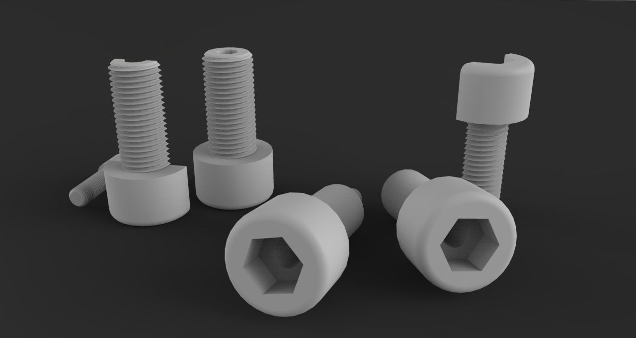 3D Print Double Bolt free 3D model 3D printable | CGTrader