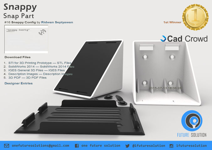Snappy ipad tablet stand free 3D model animated | CGTrader
