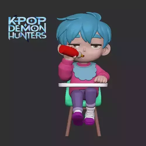 Saja Boys - Chibi abbs - abby - kpop demon hunter 3D model 3D printable ...