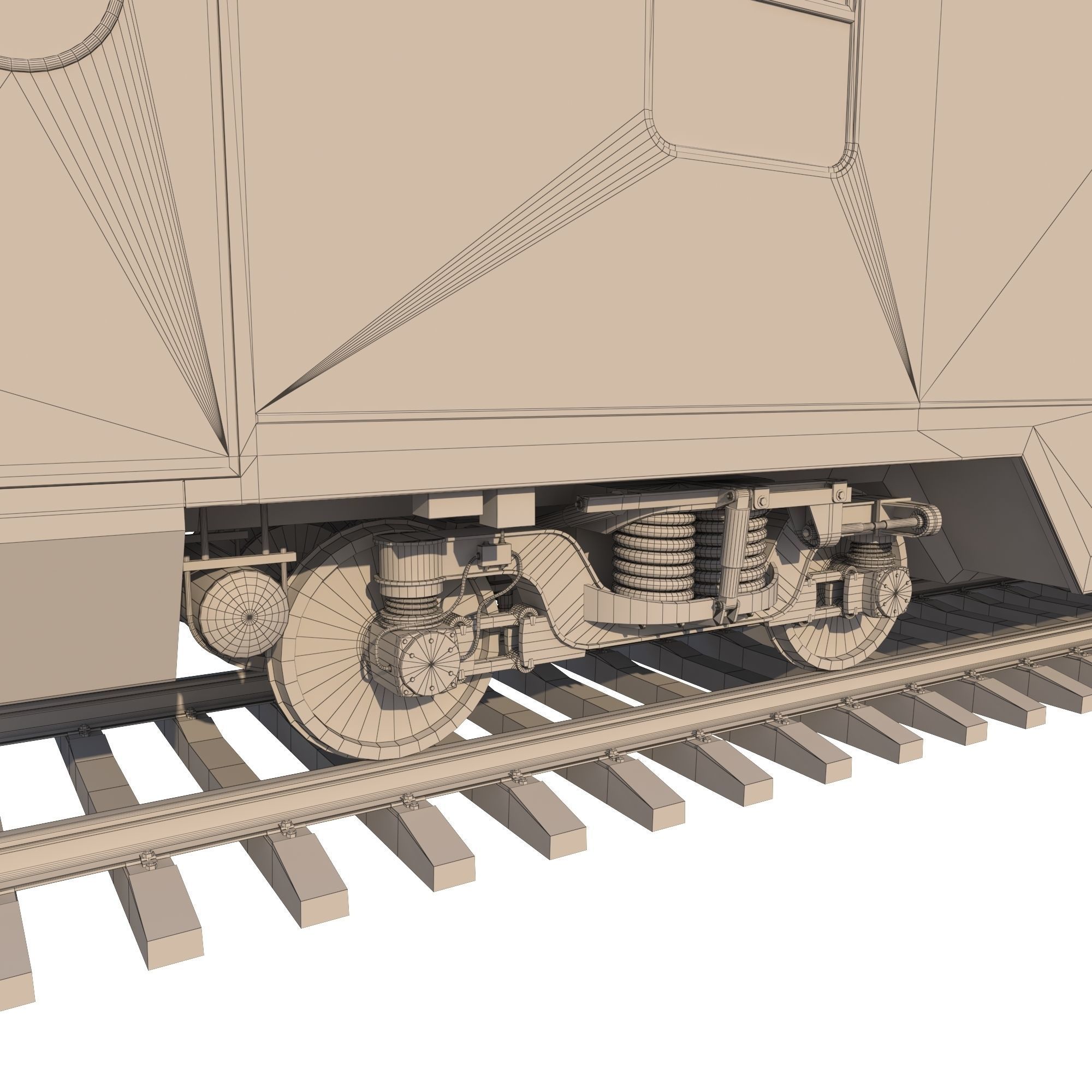 Train Double-decker wagon RUS 3D model | CGTrader