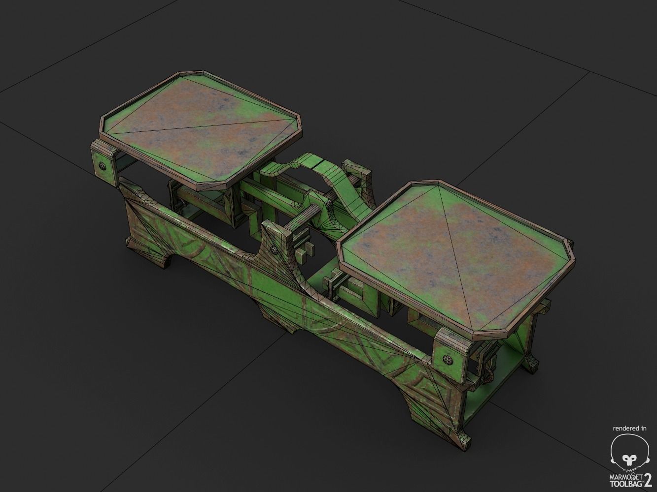 3D model Old Balance Scale PBR VR / AR / low-poly | CGTrader