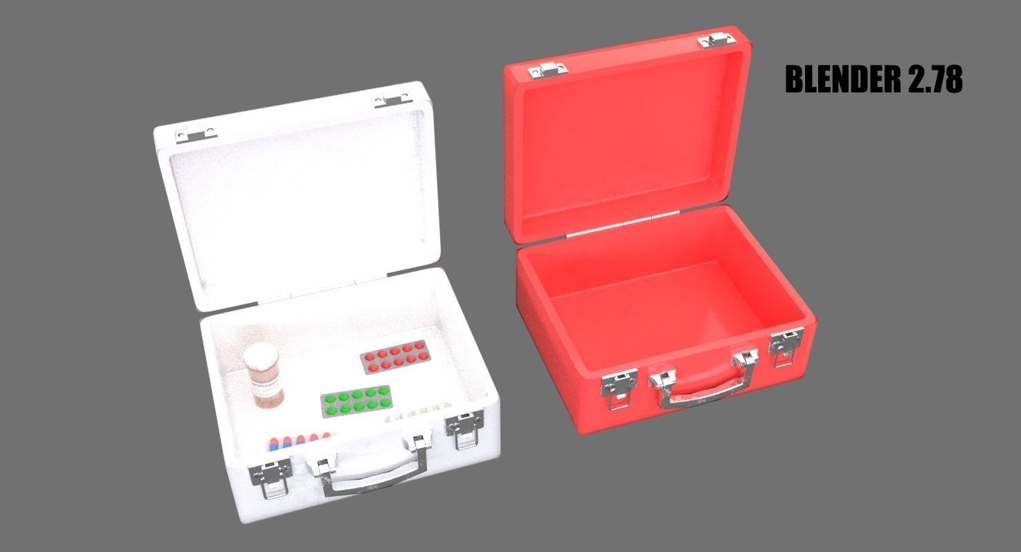 3D model Realistic First Aid Kit VR / AR / low-poly | CGTrader