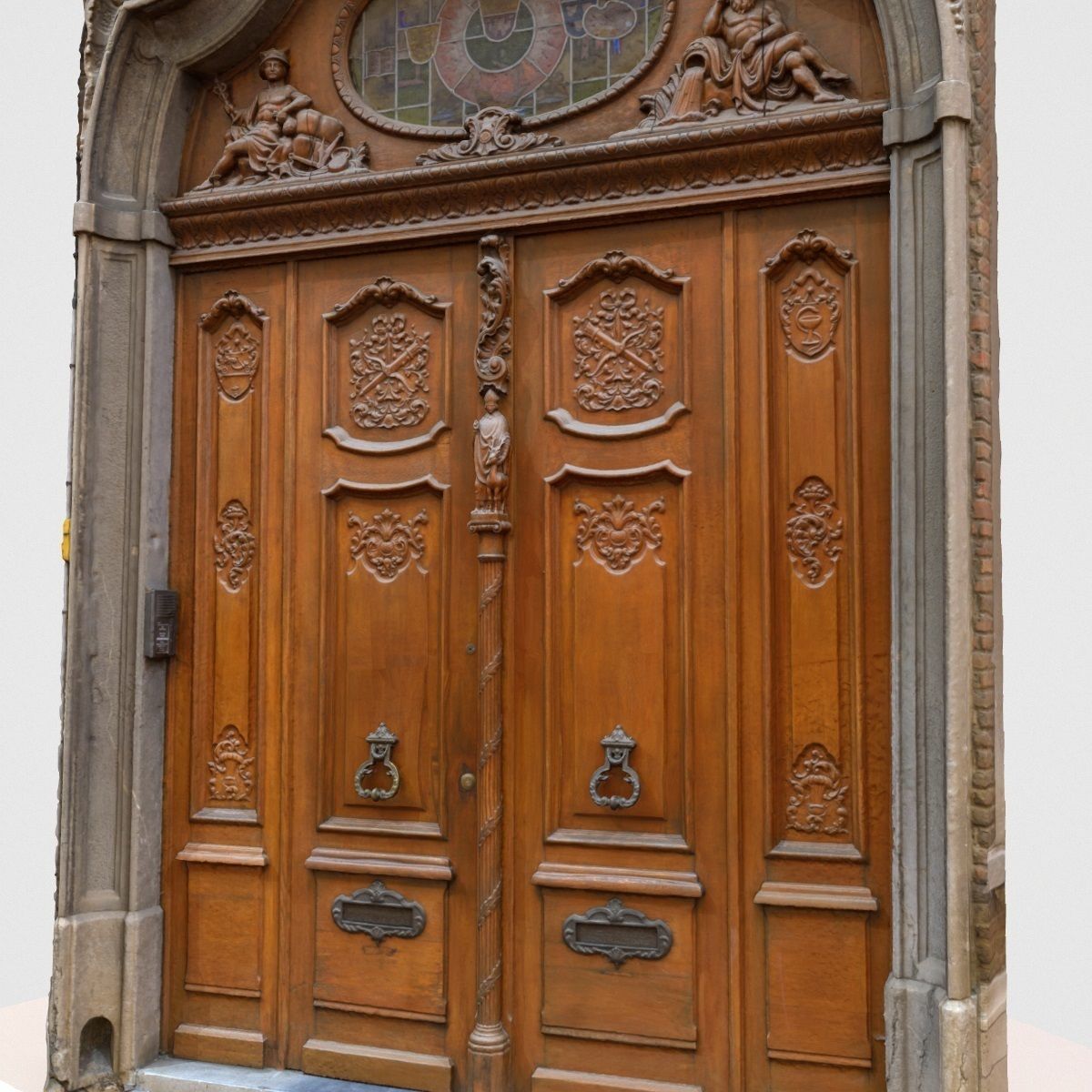 3D model Door Wood Historic VR / AR / low-poly | CGTrader