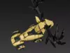3D model Yellow Robotic Animals Pack PBR 3D Models VR / AR / low-poly ...