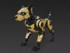3D model Yellow Robotic Animals Pack PBR 3D Models VR / AR / low-poly ...