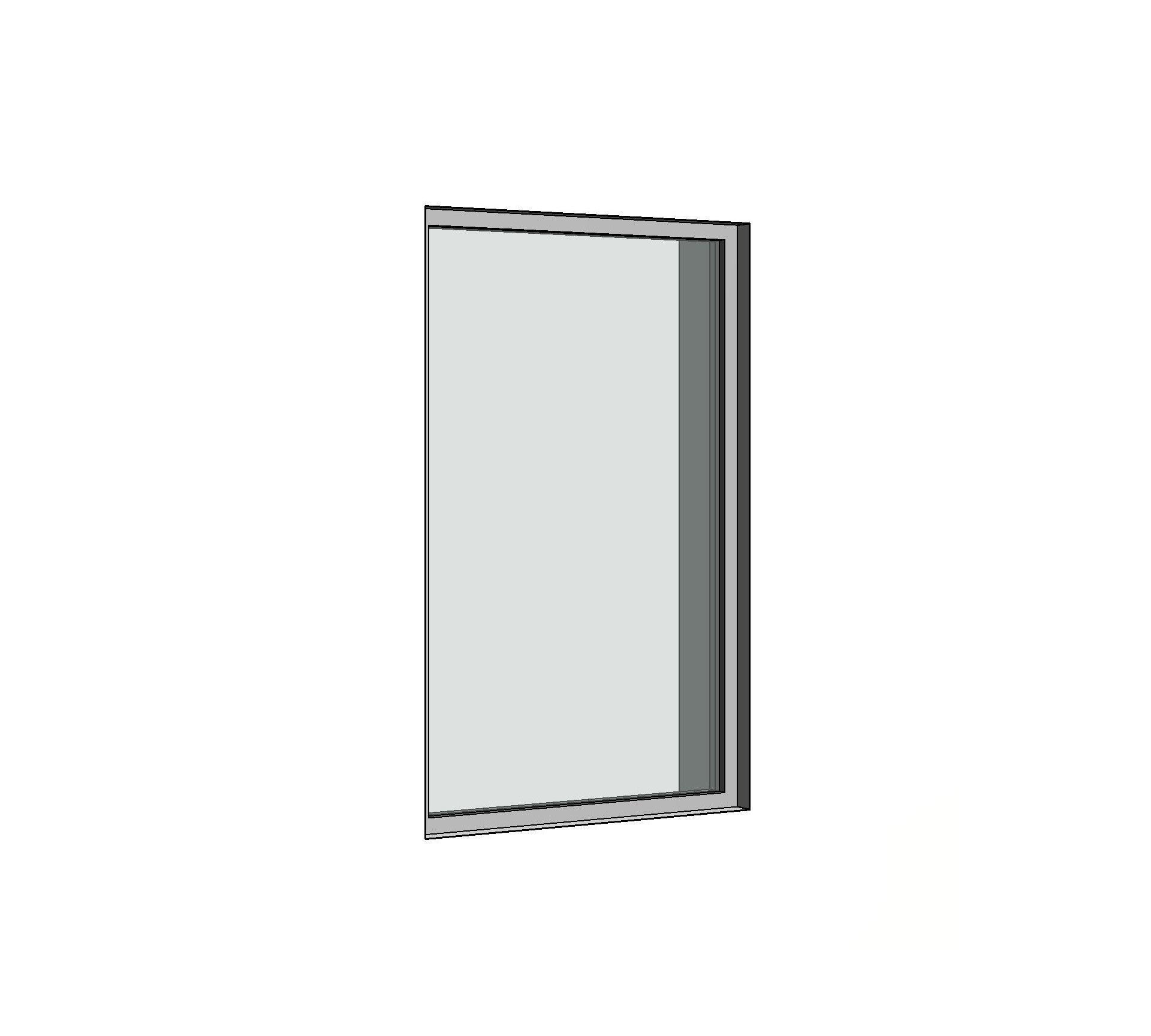 revit parametric picture fixed window family free 3D model | CGTrader