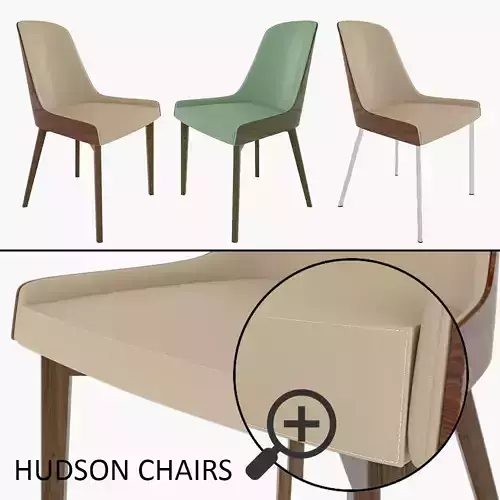 3D model Hudson chair VR / AR / low-poly | CGTrader