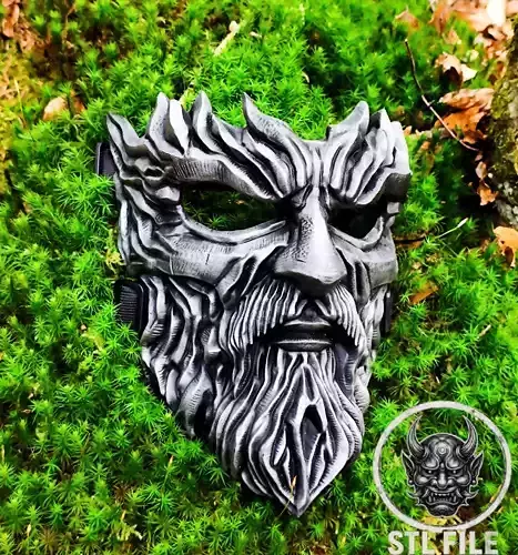 Ancient Forest Guardian Mask STL File for 3D Printing 3D model 3D ...