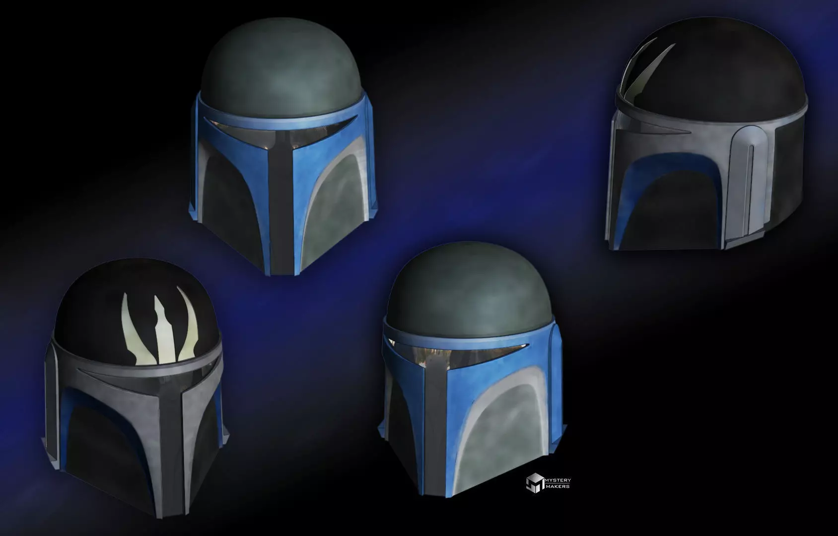 Animated Deathwatch helmet 3D model 3D printable | CGTrader
