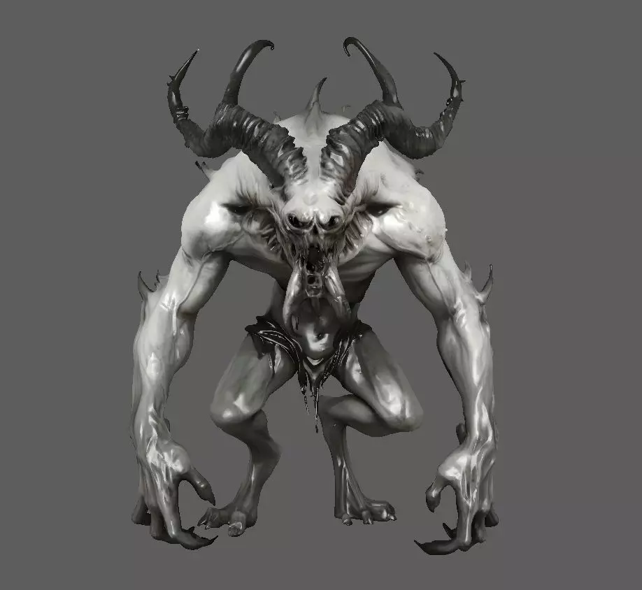 Creature 3D model | CGTrader