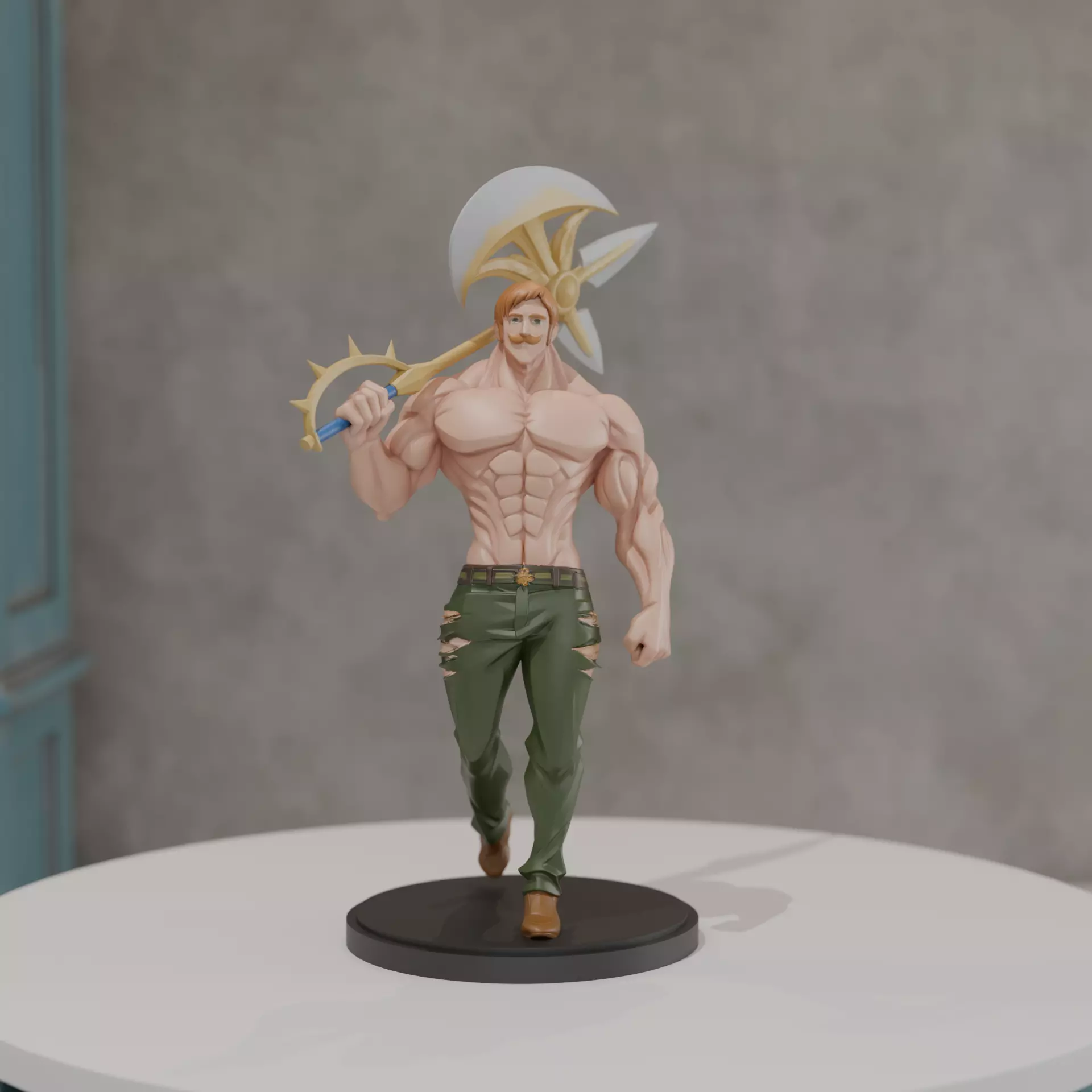 Escanor 3D model 3D printable | CGTrader