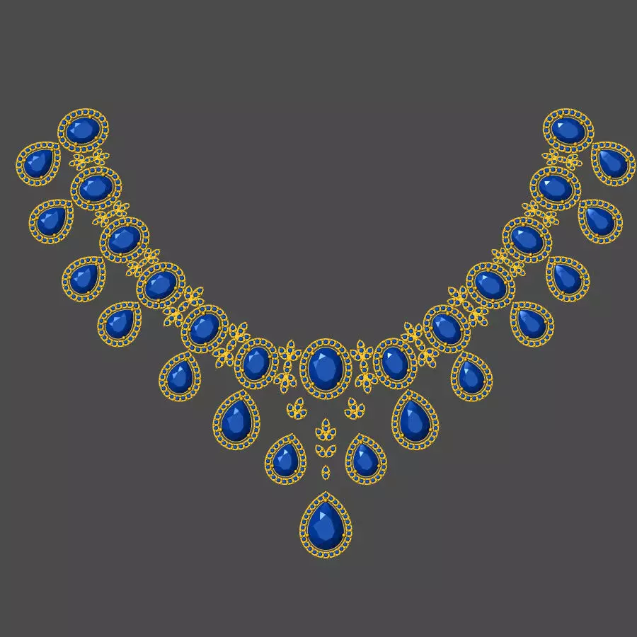 GOLD NECKLACES free 3D model 3D printable | CGTrader