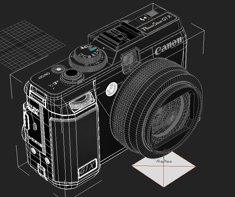 Canon PowerShot G1 X 3D model | CGTrader