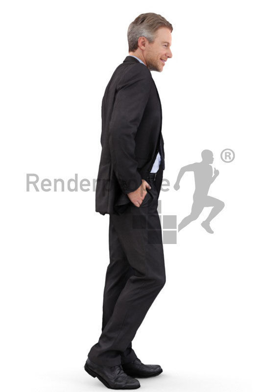 Dennis 004 Standing Business Man free 3D model | CGTrader