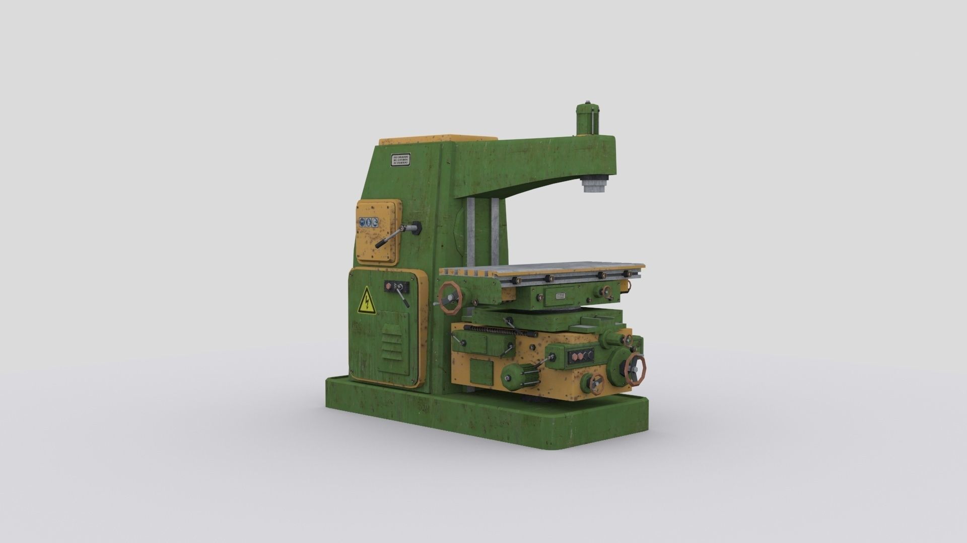 3D model horizontal milling machine 2 VR / AR / low-poly | CGTrader