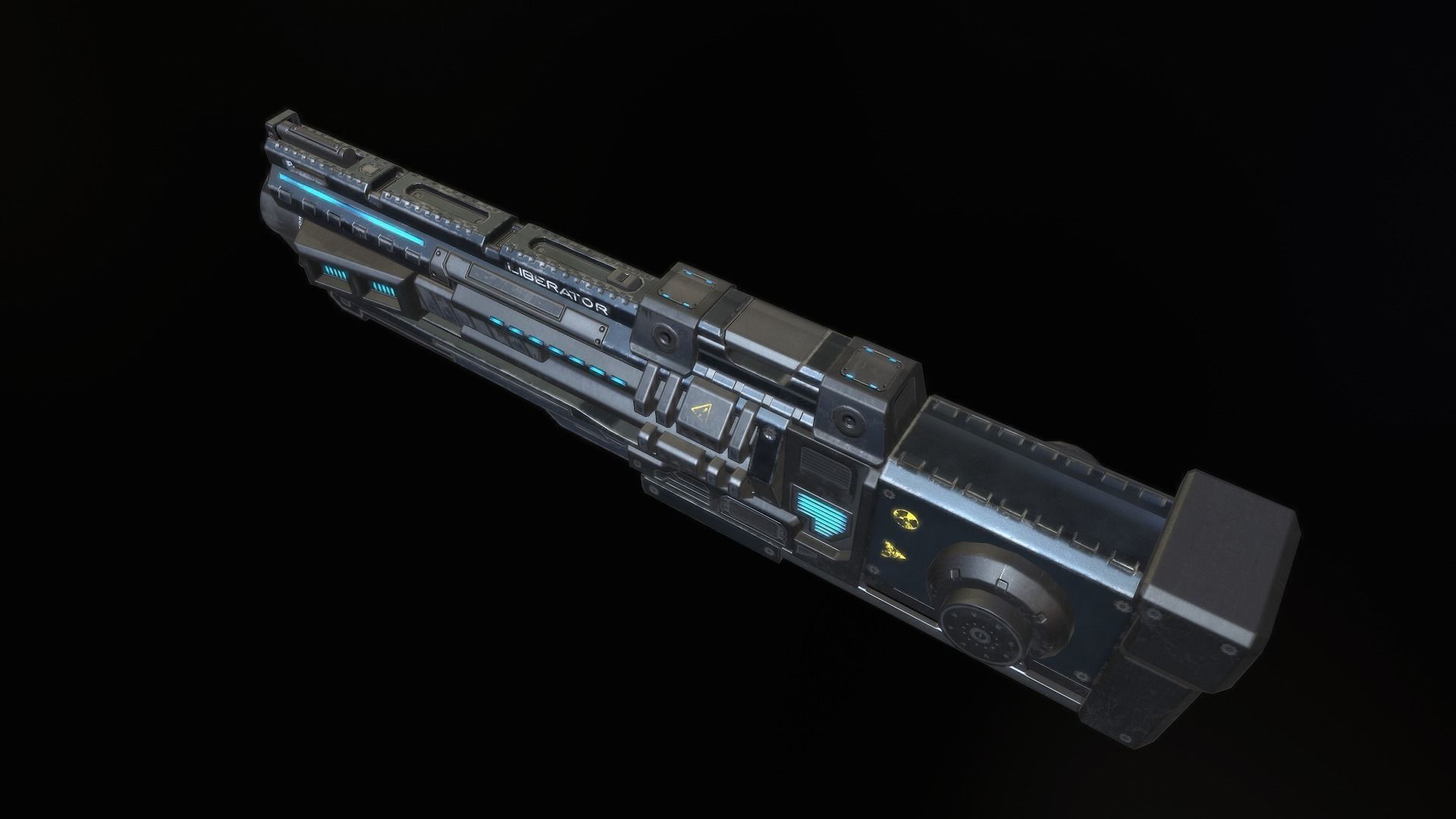 3D model Blaster Gun - Game mesh VR / AR / low-poly | CGTrader