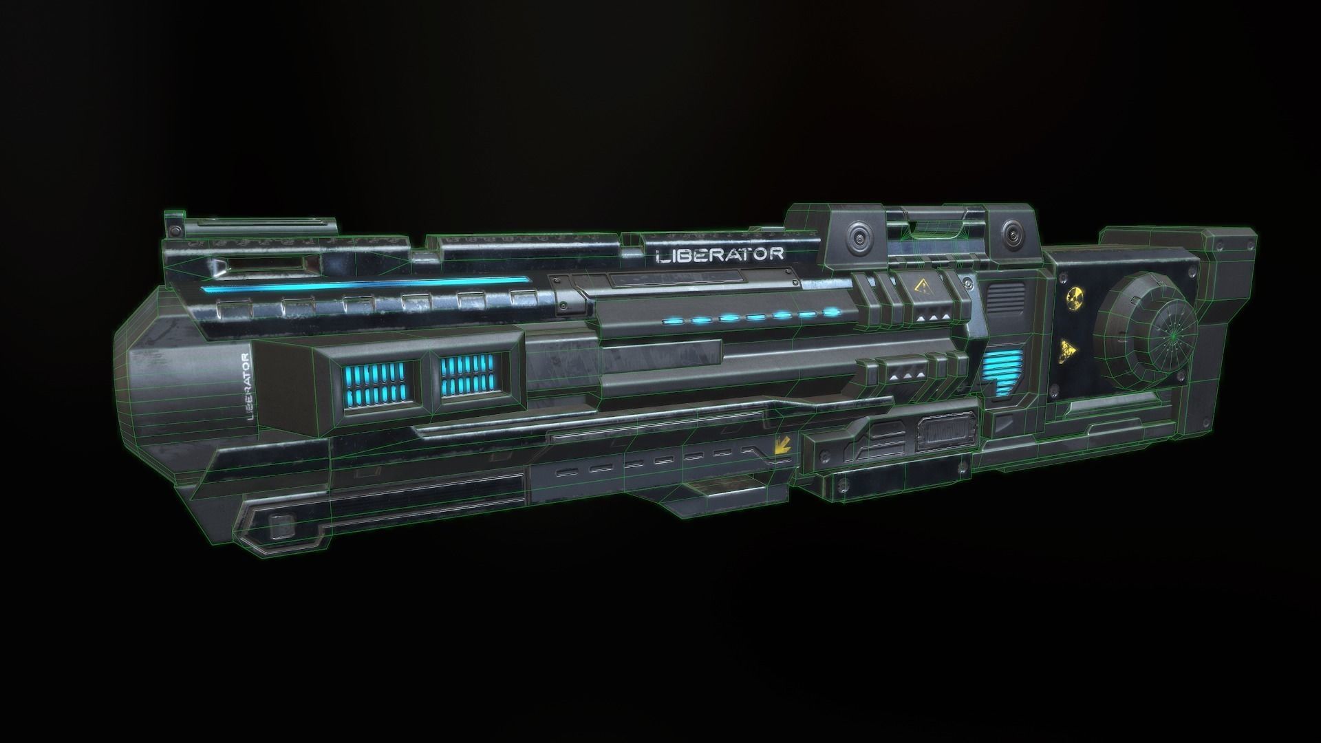 3D model Blaster Gun - Game mesh VR / AR / low-poly | CGTrader